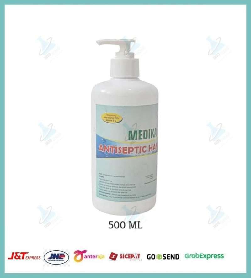 Jual Medika Antiseptic Handrub 500 ML Steril tangan hand sanitizer di ...