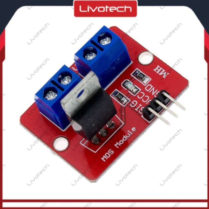 Jual Irf520 Mosfet Driver Module Irf 520 24v 5a For Arduino Mos Pwm Control Motor Led Di Seller ...