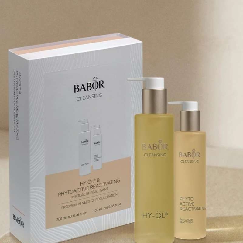 Promo Babor HY-OL PHYTOACTIVE REACTIVATING Set / BABOR Cleansing Oil ...