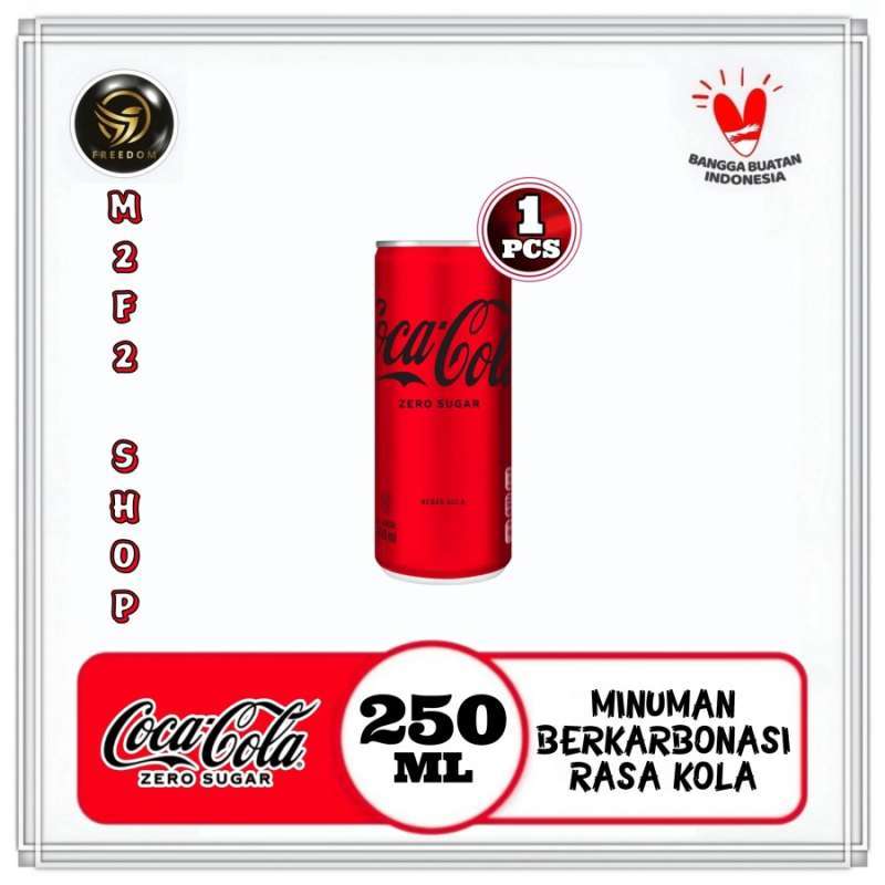 Promo Coca Cola Zero Minuman Bersoda Kaleng | Can - 250 Ml (kemasan ...