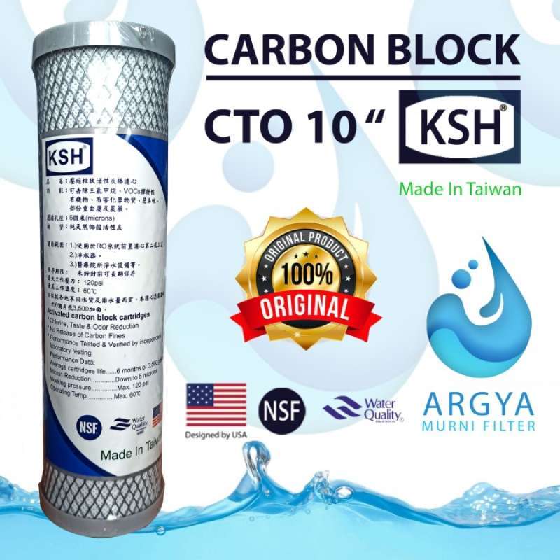 Promo Cto Ksh / Karbon Blok Ksh /carbon Block Ksh 10 Taiwan Diskon 2% ...