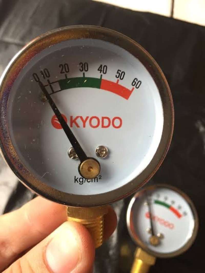 Jual Meteran Tekanan Cuci Ac Jet Cleaner Kyodo 20a Pressure Gauge Di ...