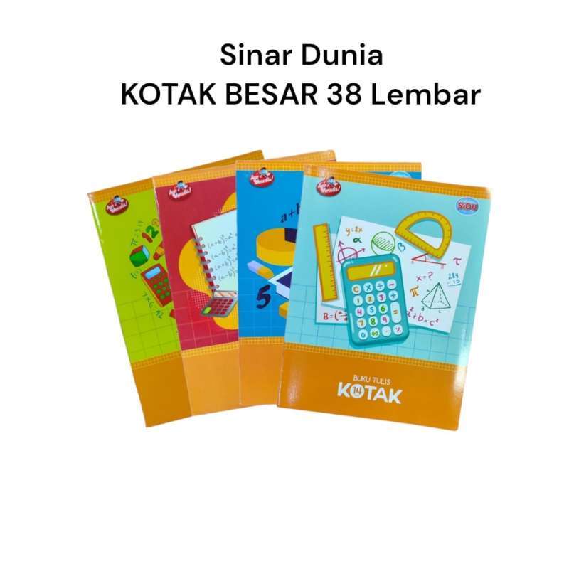Jual Buku Tulis Sidu Kotak Besar 14mm 38 Lembar Di Seller Tg Jkt ...