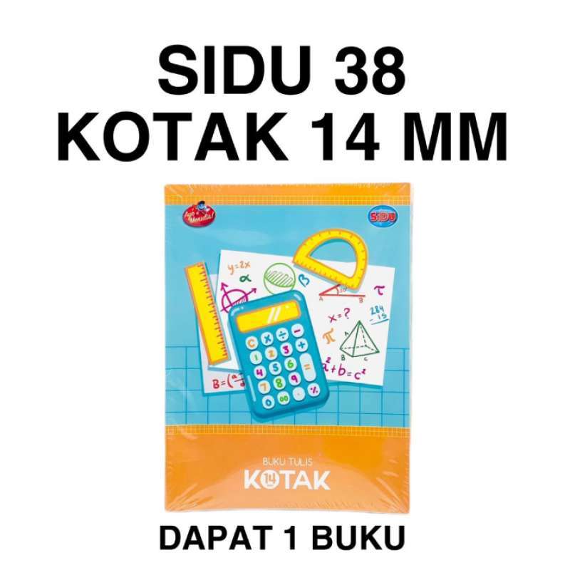 Jual Buku Tulis Sidu Kotak Besar 14mm 38 Lembar Di Seller Tg Jkt ...