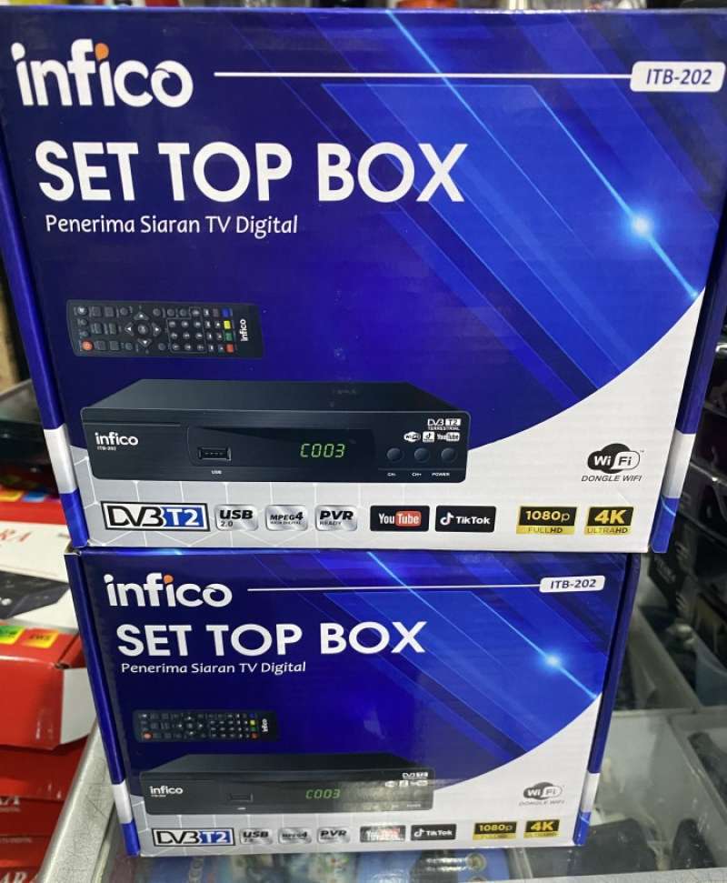 Promo STB Set Top Box Infico TV ANALOG ke DIGITAL Diskon 23% di Seller ...