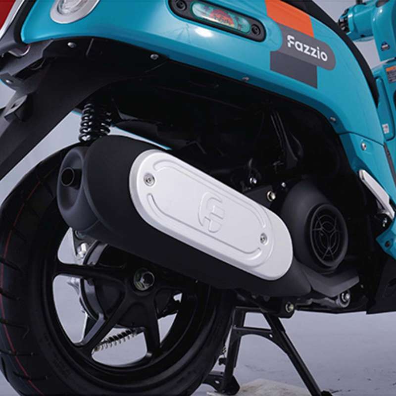 Promo Yamaha Cover Muffler Fazzio Silver Fazzio Diskon 3% Di Seller ...