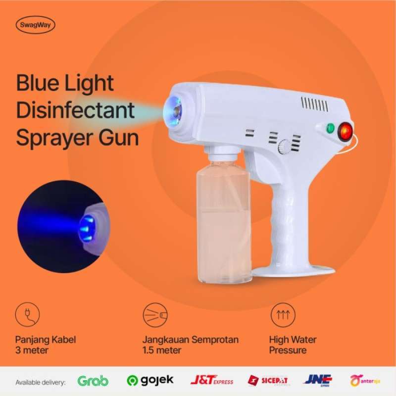 Promo nano spray steam gun disinfektan with UV light portable dengan ...