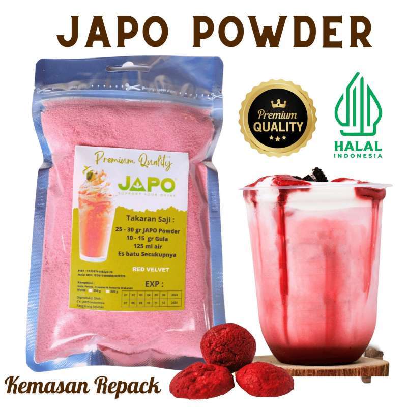Promo Kemasan 500 Gr Repack Japo Premium Powder Drink | Bubuk Minuman ...