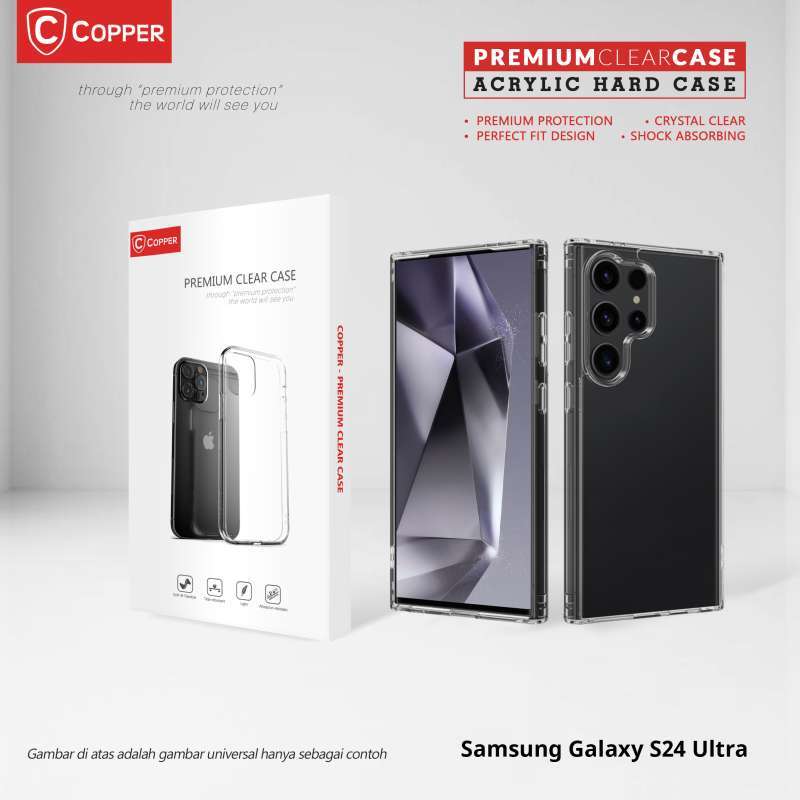 Jual Samsung S24 Ultra - Copper Acrylic Bening / Clear di Seller Copper ...