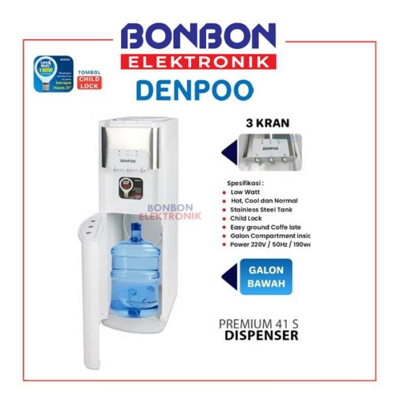 Promo Denpoo Dispenser Galon Bawah Premium 41S Terbaik Diskon 3% di ...
