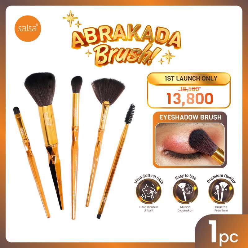 Promo SALSA Abrakada Brush - Kuas Make Up Set Brush Rias Diskon 9% di ...