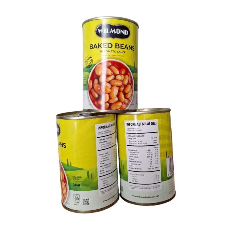 Promo Wilmond Baked Beans in Tomato Sauce 425 gr Kacang Merah Kaleng ...
