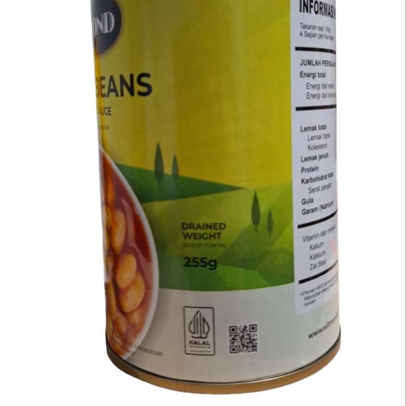 Promo Wilmond Baked Beans in Tomato Sauce 425 gr Kacang Merah Kaleng ...