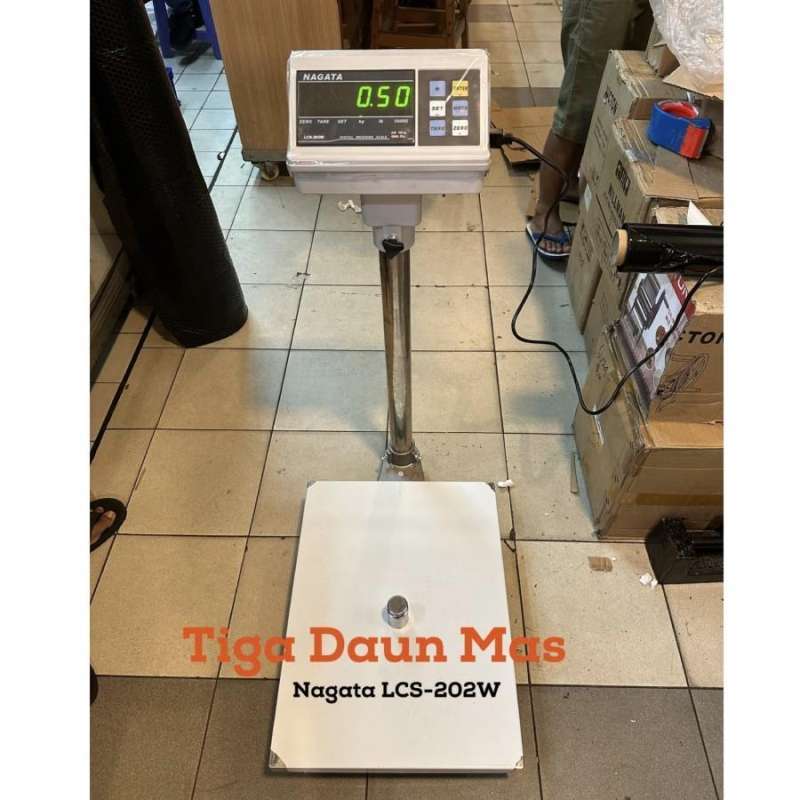 Jual Timbangan Lantai Nagata LCS-202W 60 Kg 150 Kg Timbangan Barang Nagata - 60 Kg di Seller TDM ...