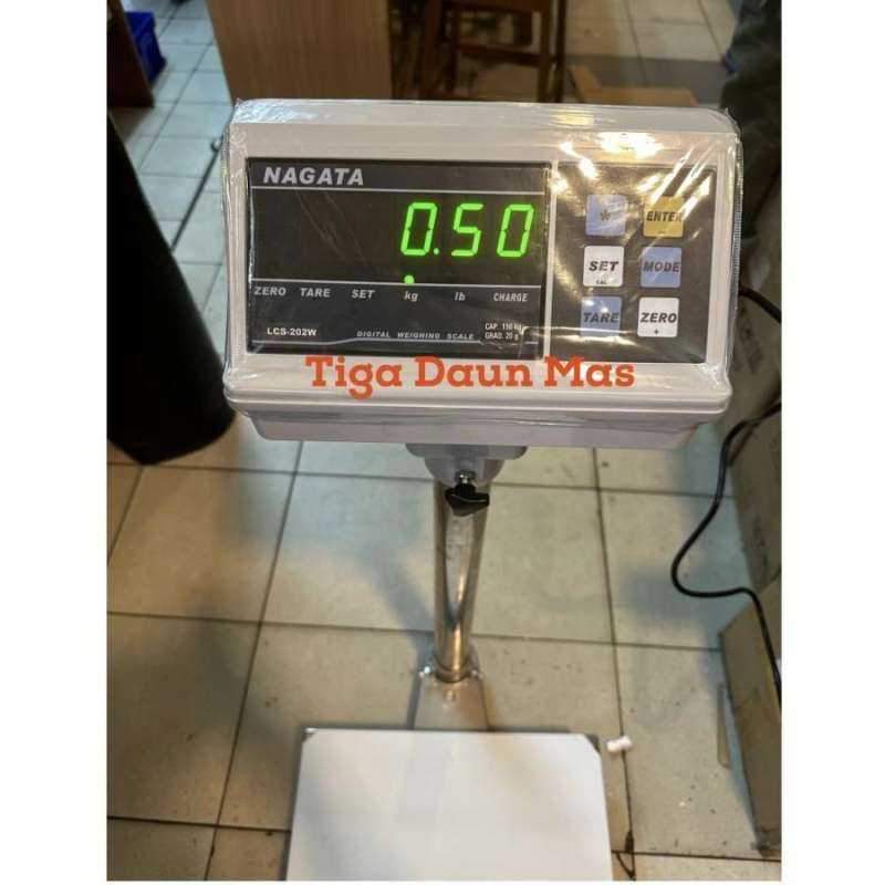 Jual Timbangan Lantai Nagata LCS-202W 60 Kg 150 Kg Timbangan Barang Nagata - 60 Kg di Seller TDM ...