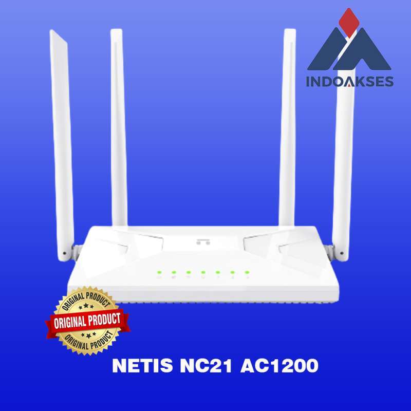 Jual NETIS NC21 AC1200 Wireless Dual Band Router Indoor di Seller ...
