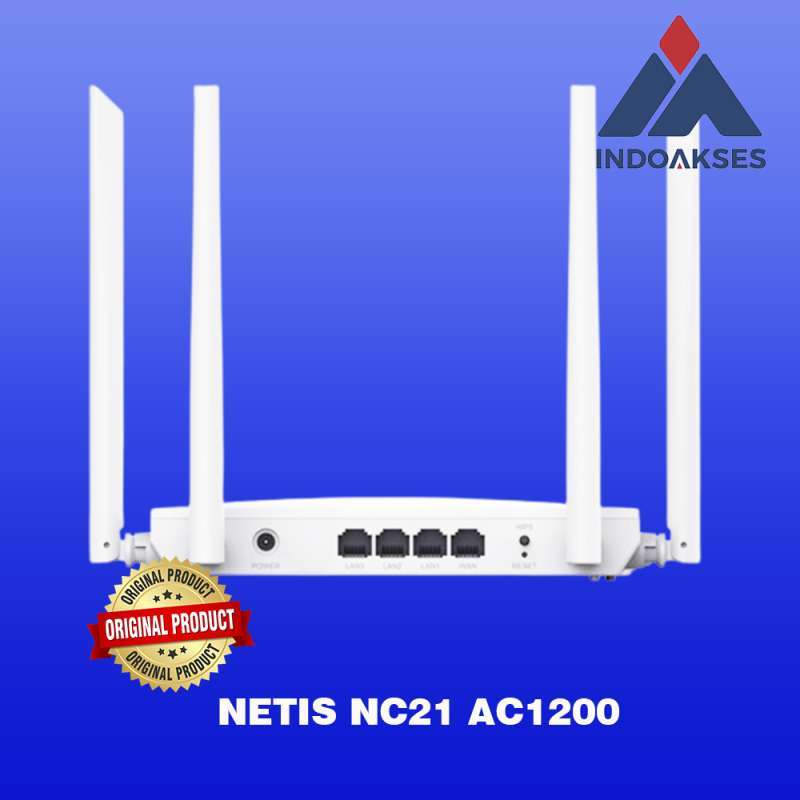 Jual NETIS NC21 AC1200 Wireless Dual Band Router Indoor di Seller ...