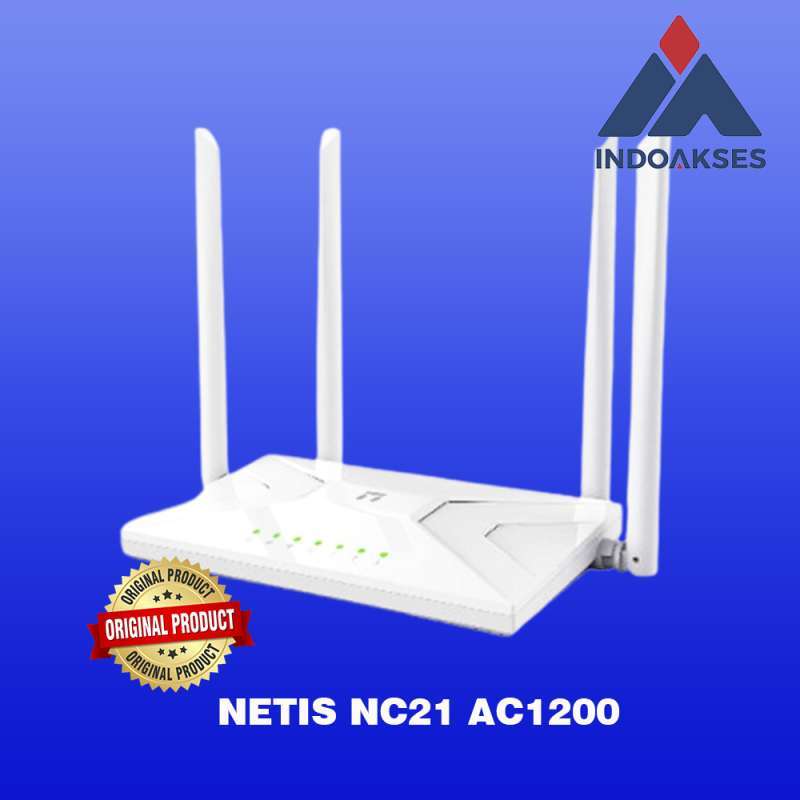 Jual NETIS NC21 AC1200 Wireless Dual Band Router Indoor di Seller ...