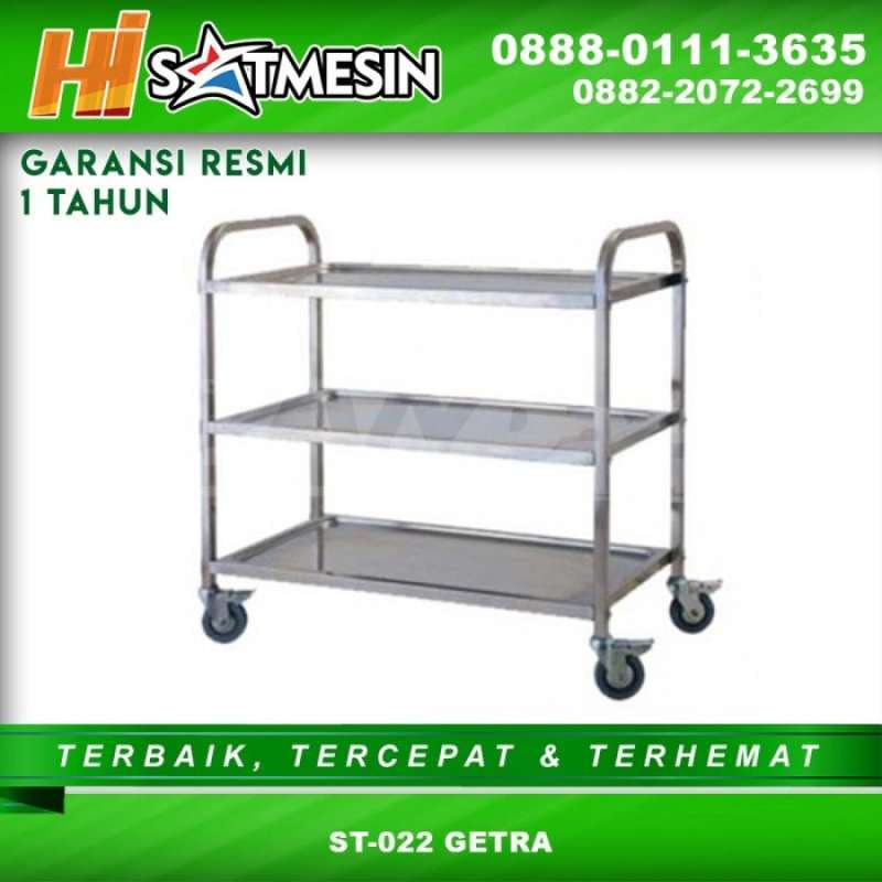Promo Getra Trolley Susun 3 U/ Mengantar Makanan & Minuman (Ss-022/St ...