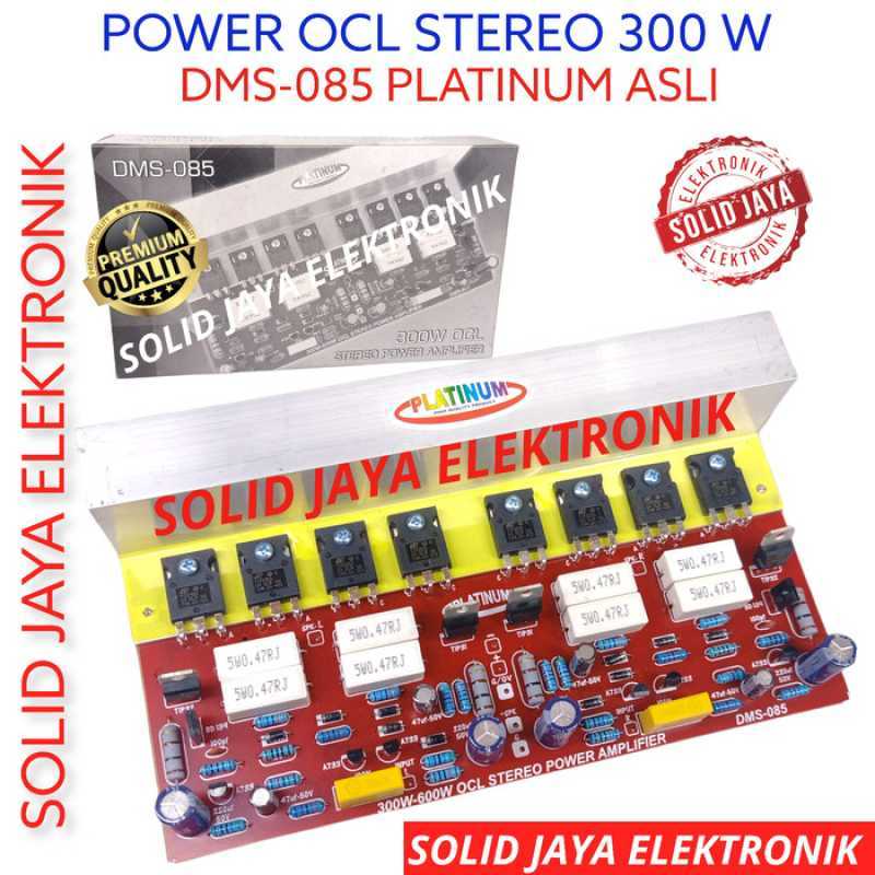 Promo KIT POWER OCL STEREO 300W DMS-085 PLATINUM DMS 085 DMS085 AMPLIFIER Diskon 23% di Seller ...