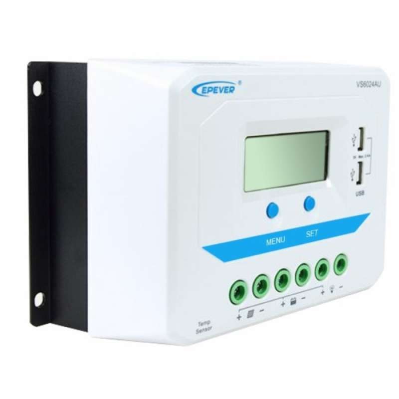 Promo Solar Charge Controler SCC PWM EPEVER VS6024AU PWM 60A 12V/24V ...