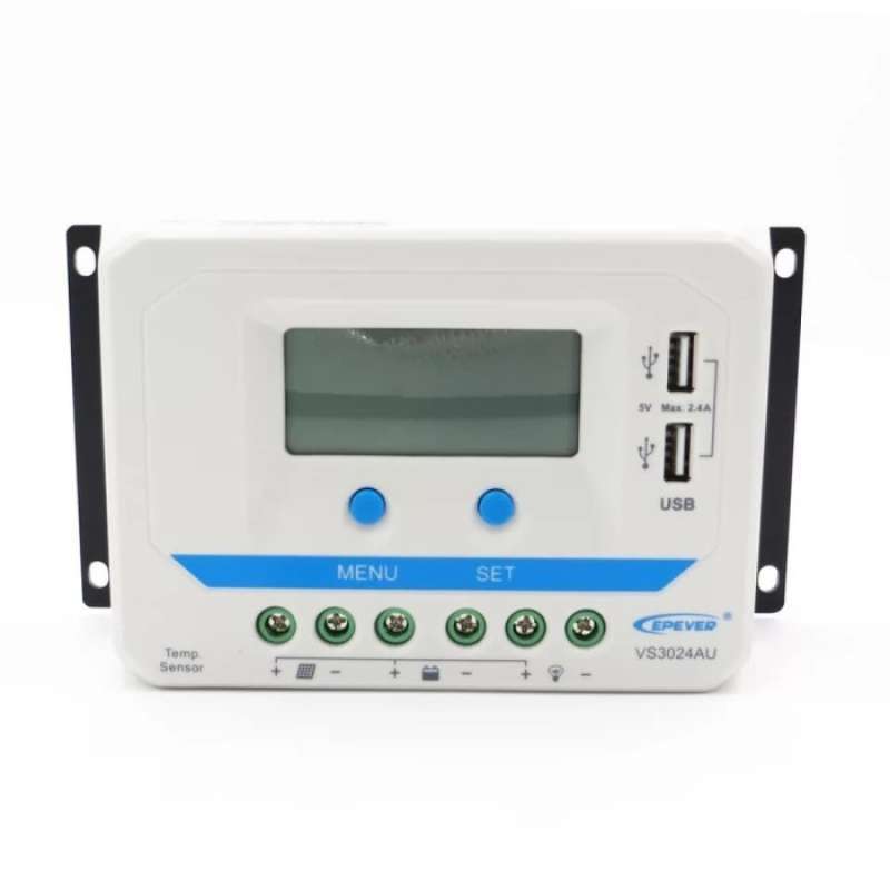 Promo Solar Charge Controller PWM 30A Epever VS3024AU 30Amp 12V 24V Diskon 23% di Seller Rhmd ...