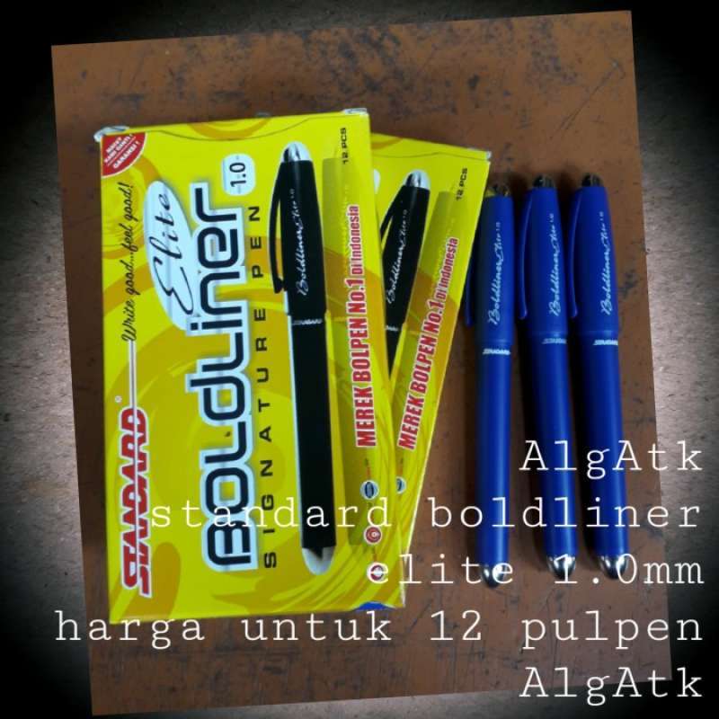 Jual standard. pena gel boldliner elite 1.0 di Seller okebeli mart ...