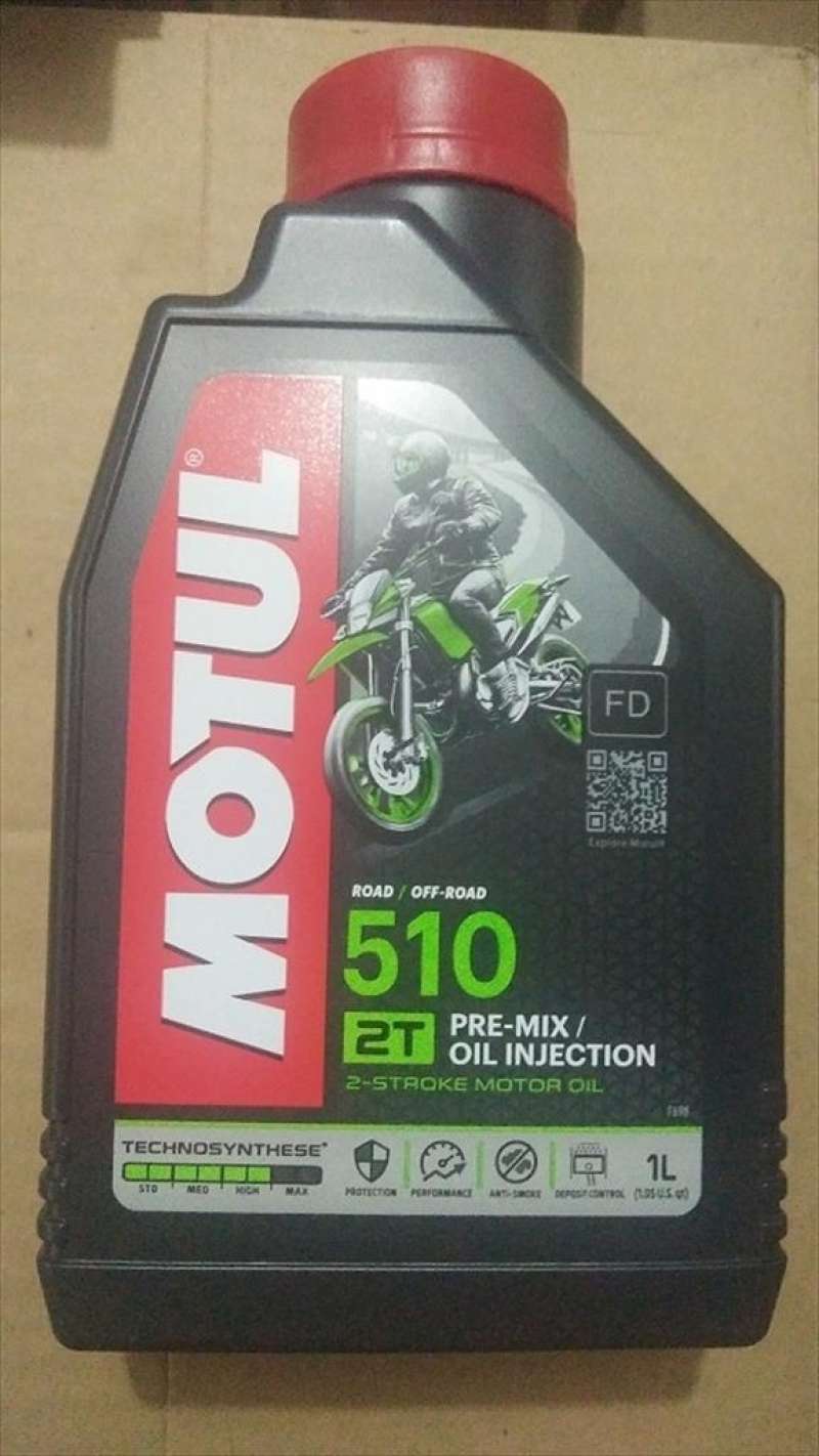 Jual Oli Samping Motor Motul 2T 510 Powerlube Oil Injection 1 Liter di ...