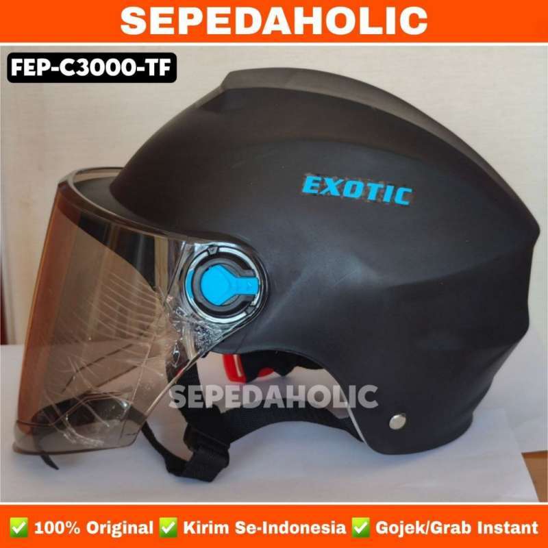 Promo Helm Sepeda Exotic Full Face Visor Untuk Sepeda Biasa / Sepeda ...