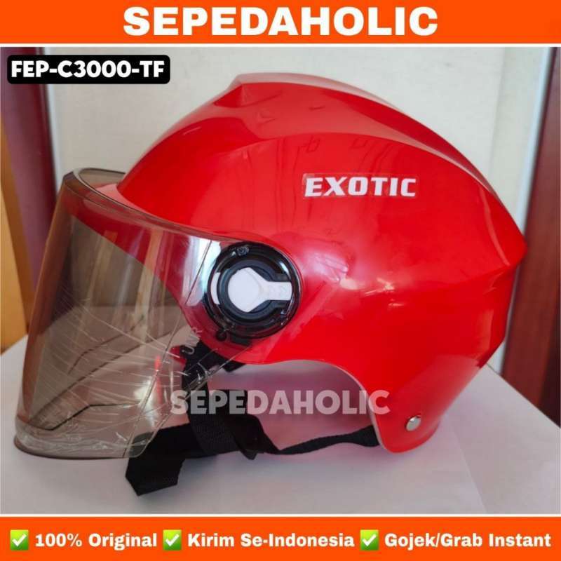 Promo Helm Sepeda Exotic Full Face Visor Untuk Sepeda Biasa / Sepeda ...
