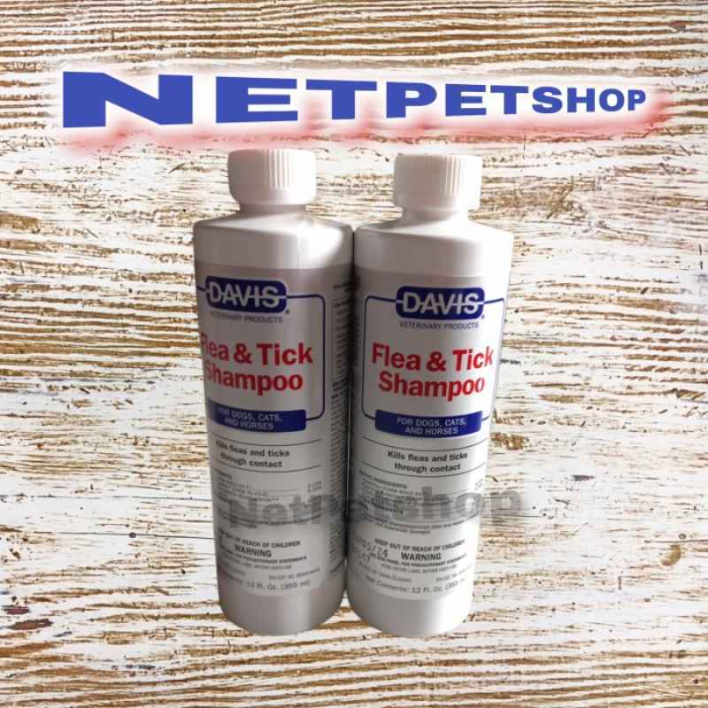 Promo Davis Flea & Tick Dog Cat Hoses Shampoo 355ml Diskon 23% di ...