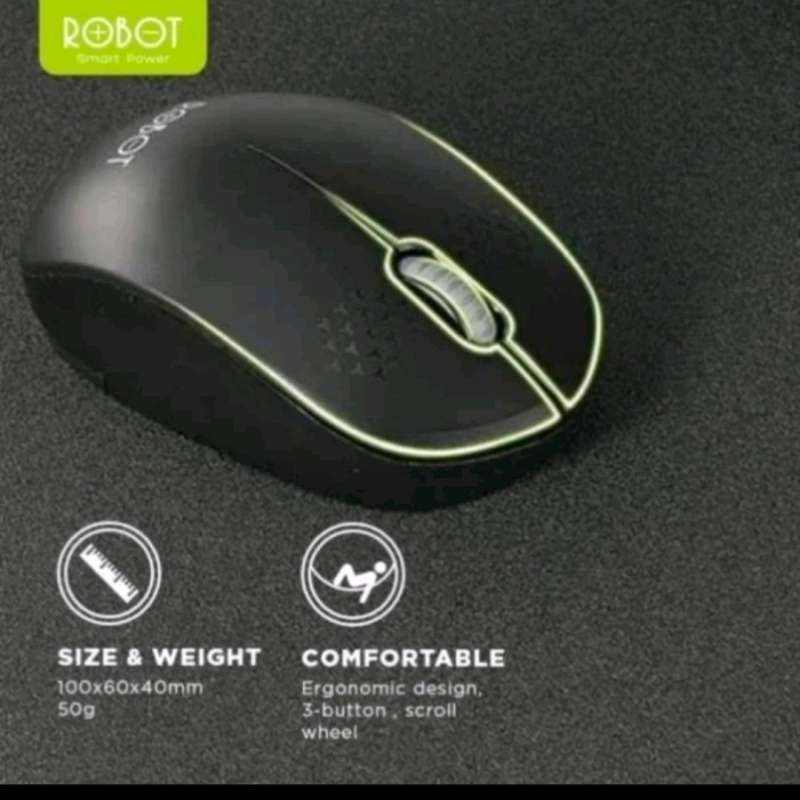 Jual Robot M210 Mouse Wireless Reciever di Seller Thewisest Okesop ...