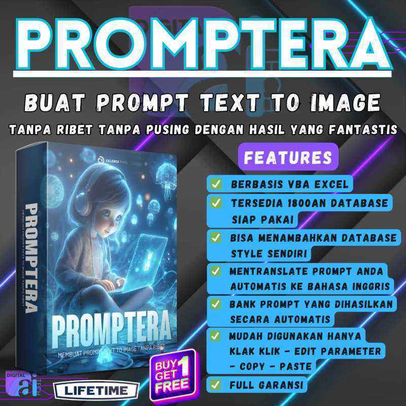 Jual Promptera - Aplikasi Prompt Generator Text To Image Dengan Banyak Kemudahan Di Seller Ai ...