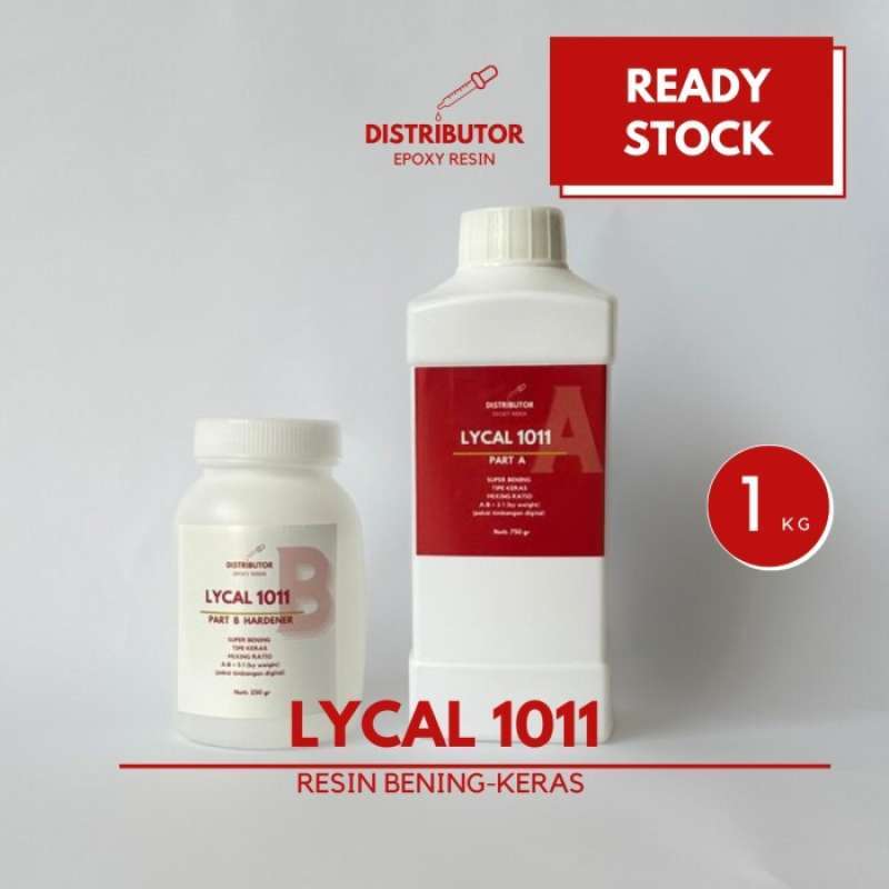 Promo Resin bening Lycal keras - Lycal 1011 - 1 kg Diskon 23% di Seller ...