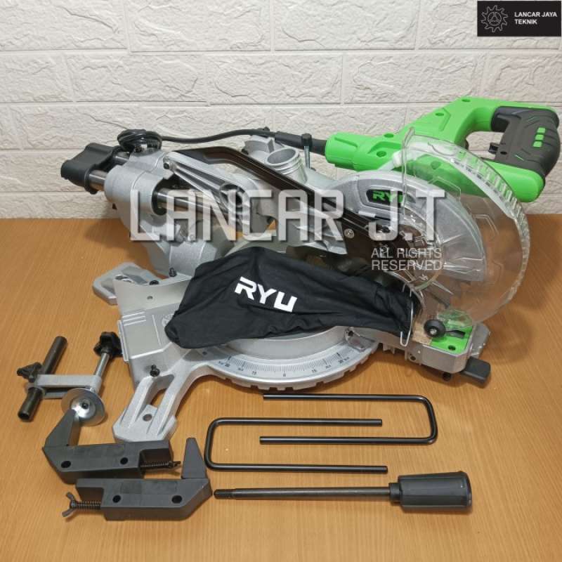 Promo MESIN POTONG ALUMINIUM 7 SLIDING RYU RMS 180-1 MITRE SAW MITTER ...