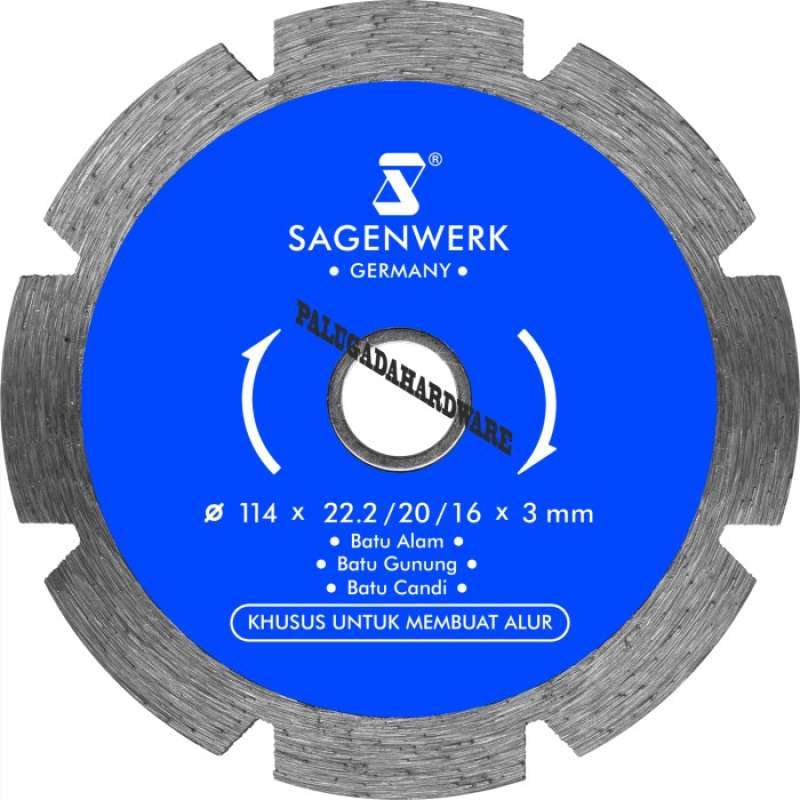 Promo DIAMOND WHEEL ALUR 144MM X 3MM - SAGENWERK Diskon 23% di Seller ...