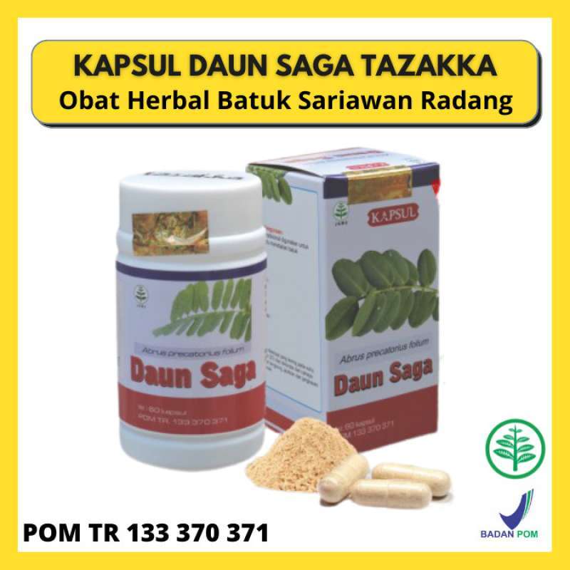 Promo Kapsul Ekstrak Daun Saga - Obat Batuk Herbal Alami Diskon 33% di ...