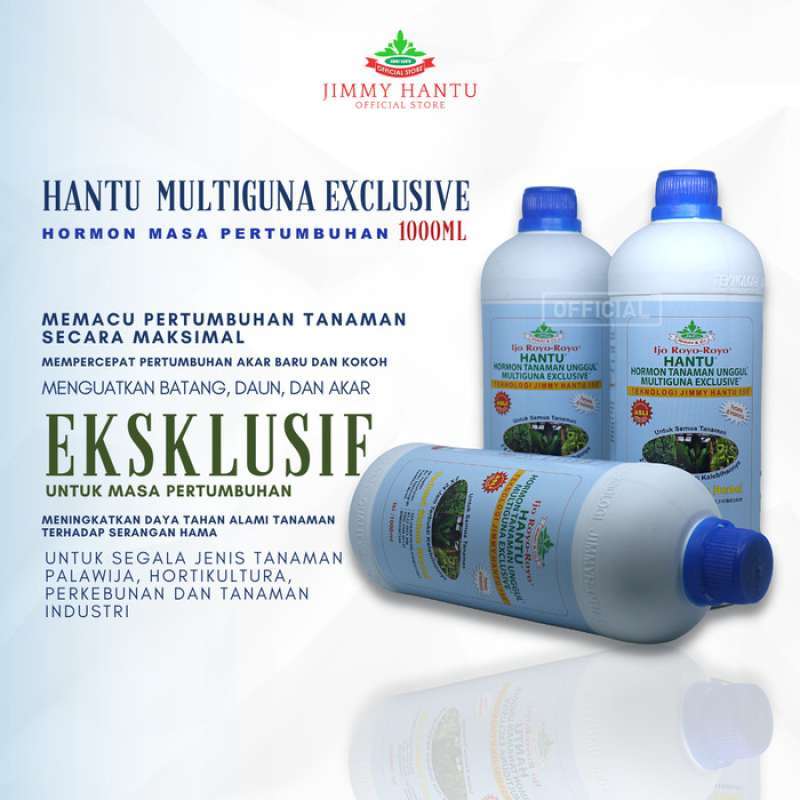 Promo Pupuk Multiguna Eksklusif 1000ml - Jimmy Hantu I Masa Pertumbuhan ...