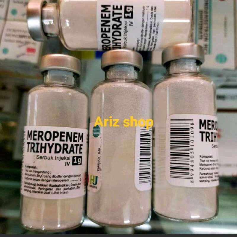 Jual Meropenem 1g serbuk injeksi /1 vial exp 2025 di Seller Apotik ...