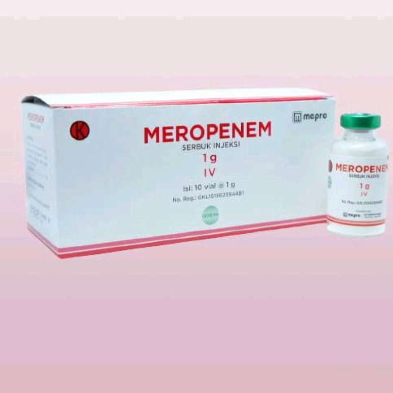 Jual Meropenem 1g serbuk injeksi /1 vial exp 2025 di Seller Apotik ...