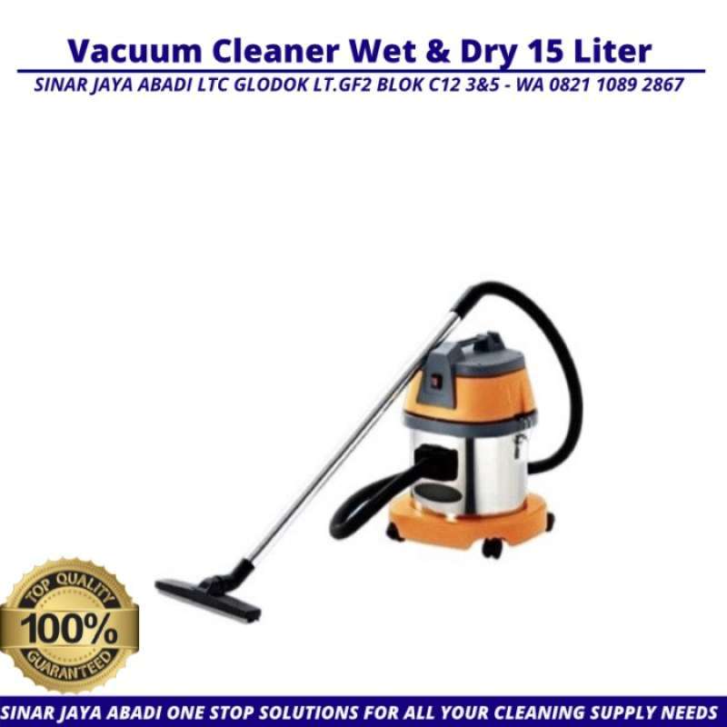 Promo Vacuum Cleaner 15 Liter Wet & Dry Vakum Penyedot Debu Basah & Kering Diskon 23% di Seller ...