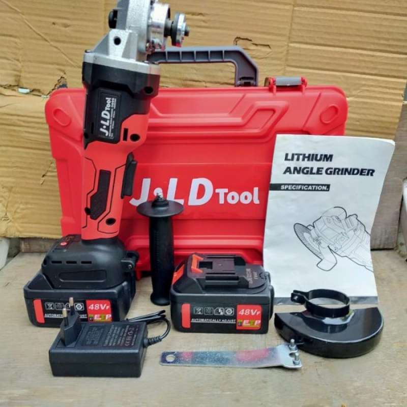 Promo Mesin Gerinda Baterai - Angle Grinder By JLD Tools Cordless ...