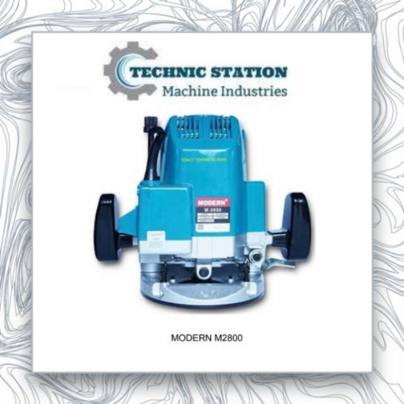 Promo MODERN M-2800 Mesin Router 12mm Besar Profil kayu wood trimmer ...