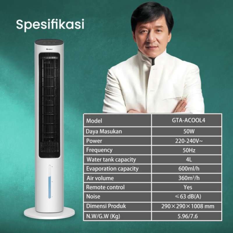Jual Gree Tower Fan Air Cooler 4 Liter Gta-acool4 Di Seller Magictech ...