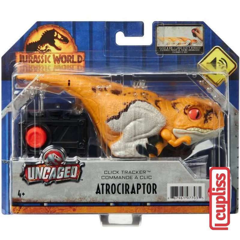 Jual Mattel Jurassic World Gyn40 Uncaged Click Tracker Atrociraptor ...