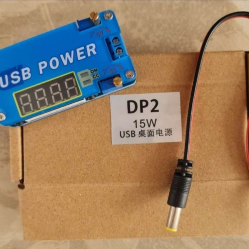 Promo Usb Step Up Down Adjustable Boost Power Supply 15w Dengan Display ...