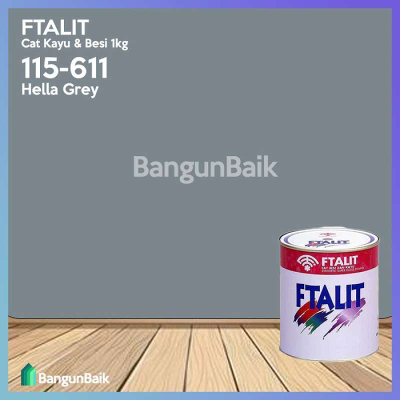 Promo Kansai Ftalit 611 Hella Grey 1Kg / Cat Kayu Dan Besi Ftalit 115 ...