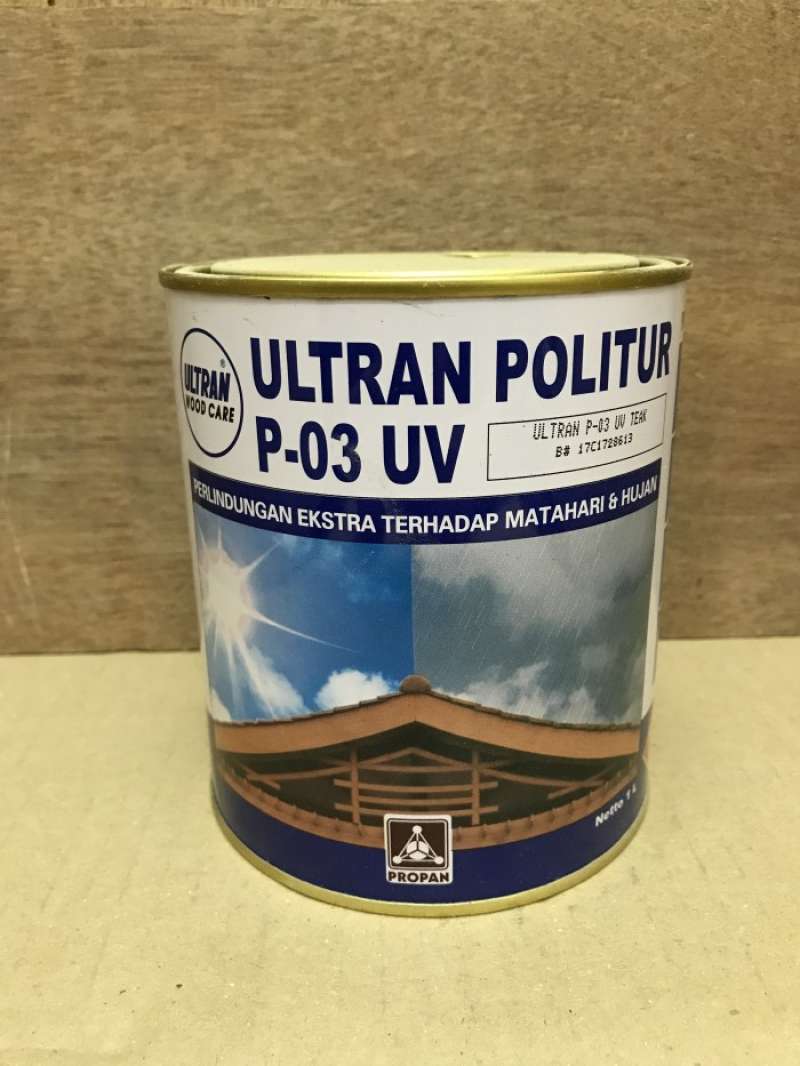 Promo Propan Ultran P-03 P03 Pelitur Politur Kayu Eksterior Diskon 23% ...