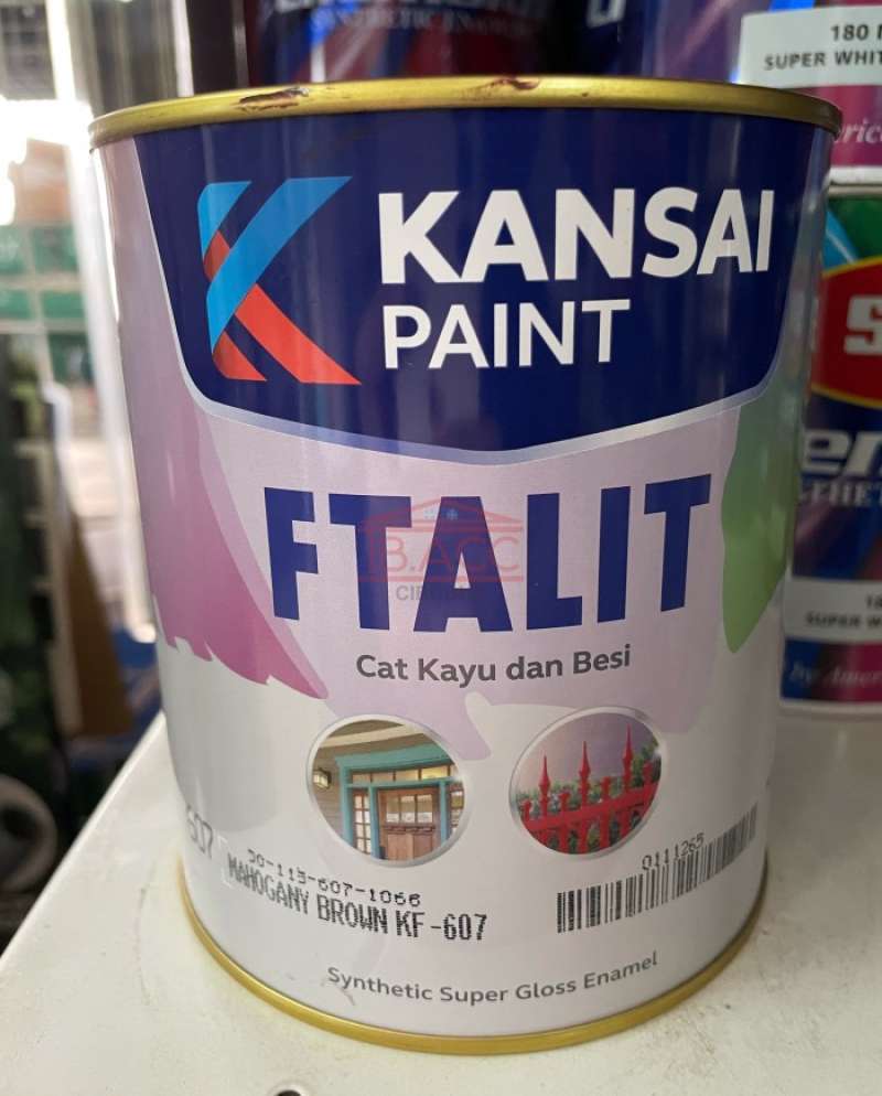 Promo Cat Kayu Dan Besi Ftalit Kansai Paint 1 Kg Mahogany Brown 607 Diskon 23% di Seller Sumber ...