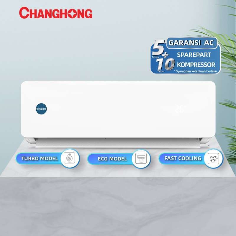 Promo Changhong AC Split 1.5 PK CSC-12NVB4 Air Conditioner Gold Fin R32 ...